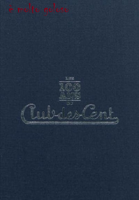 Menu du Club des Cent le 29 juin Tour Eiffel Paris. – è molto goloso
